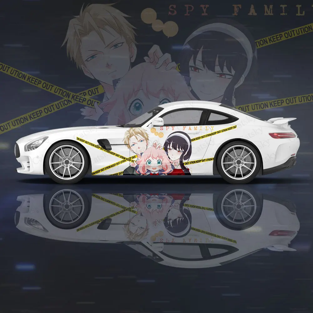 Spy-Family-yor-Forger-Car-Wrap-Protect-Stickers-Car-Decal-Creative ...