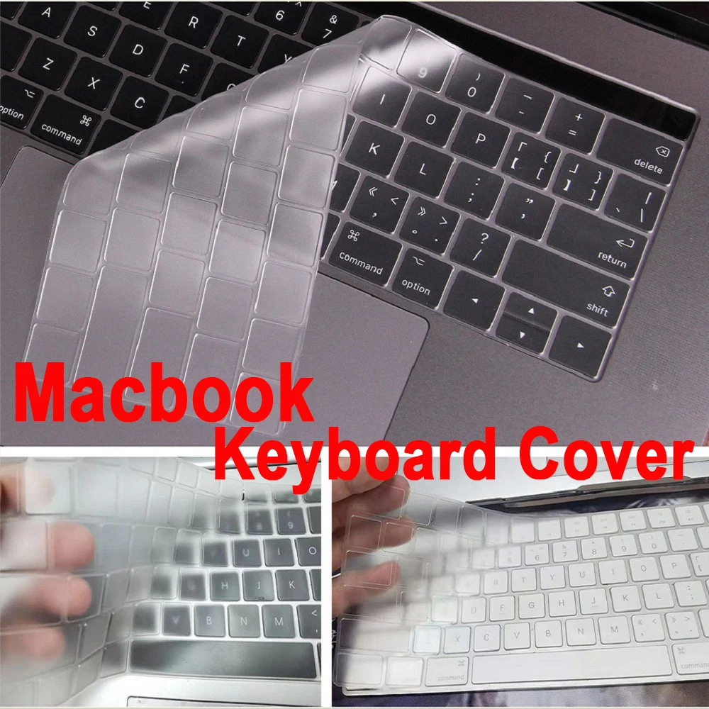 Transparency Keyboard Cover For Macbook Air 13 M2 Pro 13 M1 Pro14 15 16 ...