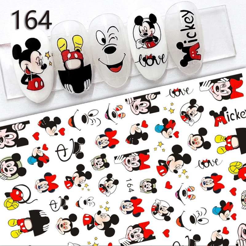 1PCS-New-Mickey-Mouse-3D-Adhesive-Nail-Art-Sticker-Disney-Princess ...