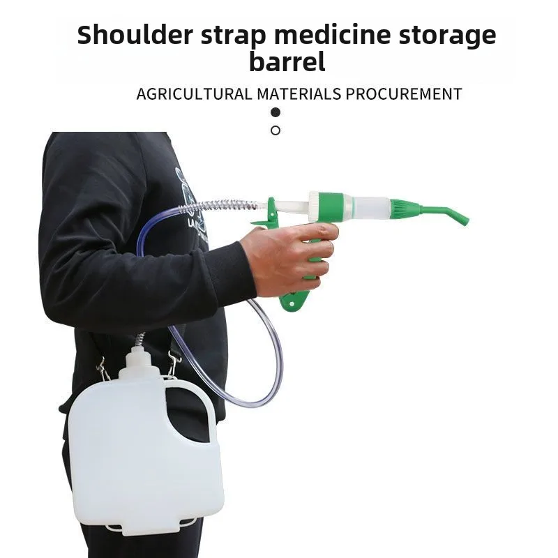 Veterinary Continuous Drug Filling Large Dose Portable Drug Filling Gun ...