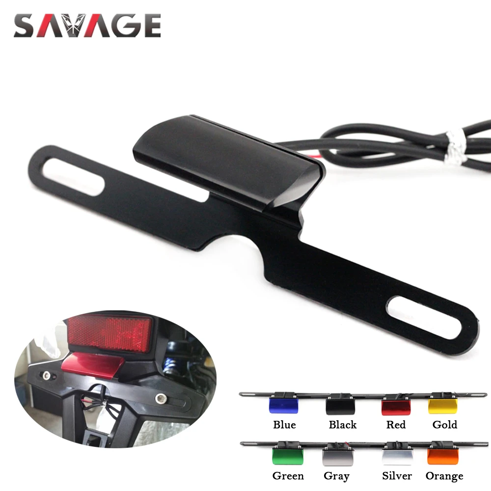 Universal License Plate Led Light For Yamaha Kawasaki Suzuki Honda ...