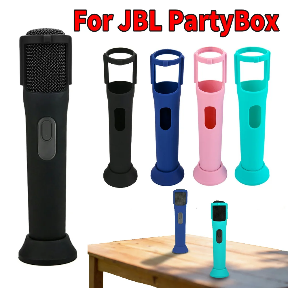 Silicone Case for JBL PartyBox Wireless Microphone Anti-Rolling ...