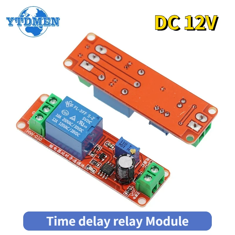 NE555-DK555-Timer-Switch-Adjustable-Disconnect-Module-DC-12V-Time-Delay ...
