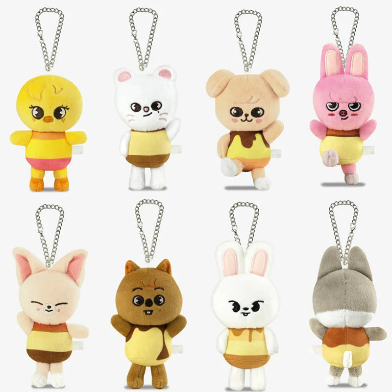 Kpop Stray Kids Skzoo Kawaii Plushies Keychains SKZ Cartoon Animal Key ...