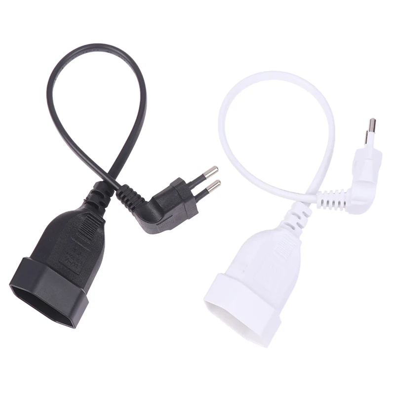 1Pc-EU-Power-Adapter-Cord-90-Degree-Angled-European-Round-2Pin-Male-To ...
