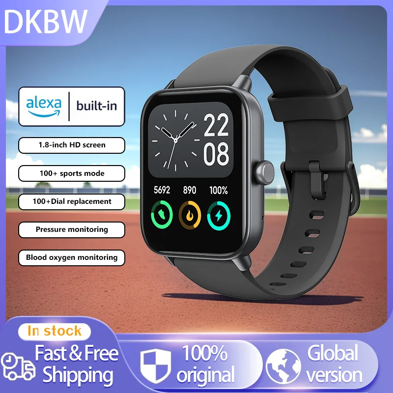 Built-in-Alexa-Smartwatch-Blood-Oxygen-Bluetooth-Call-5ATM-Waterproof ...