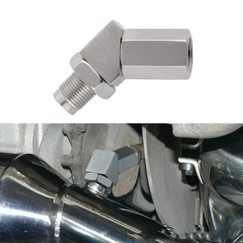 Universal O2 Oxygen Sensor Extender 45 Degree 02 Bung Extension ...