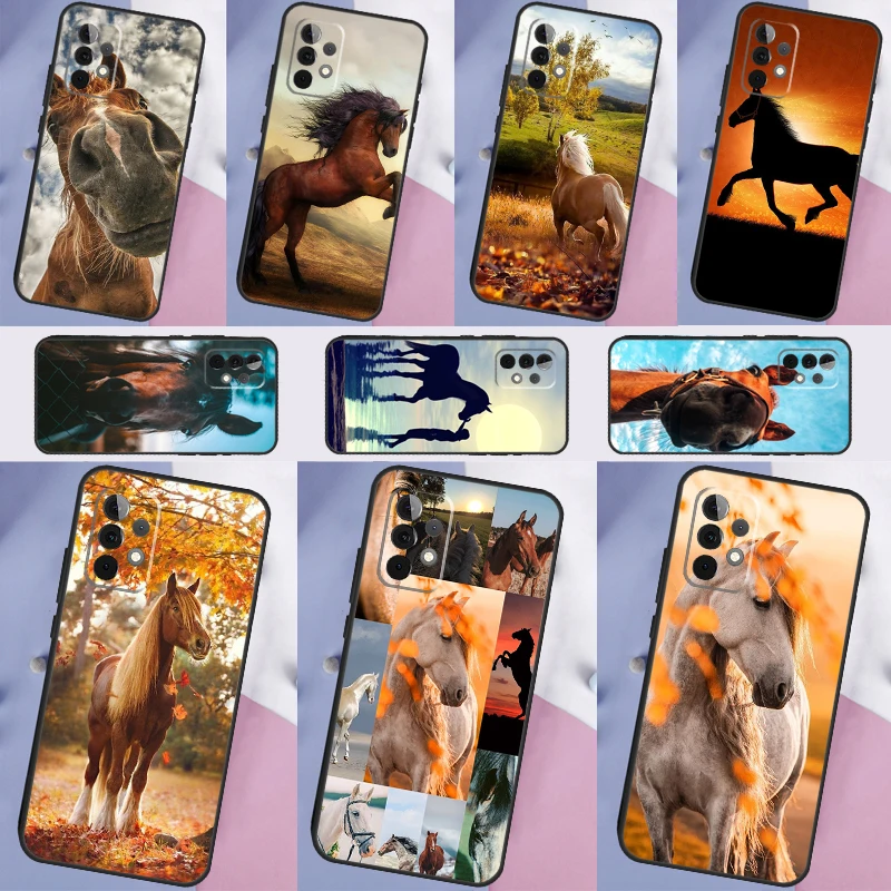 Horse-Animal-Phone-Case-For-Samsung-Galaxy-A54-A34-A14-A13-A23-A33-A53 ...