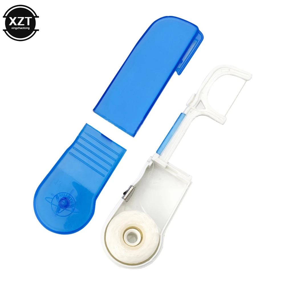Replaceable Dental Floss Holder Dental Flosser Flat Wire Oral Pick ...