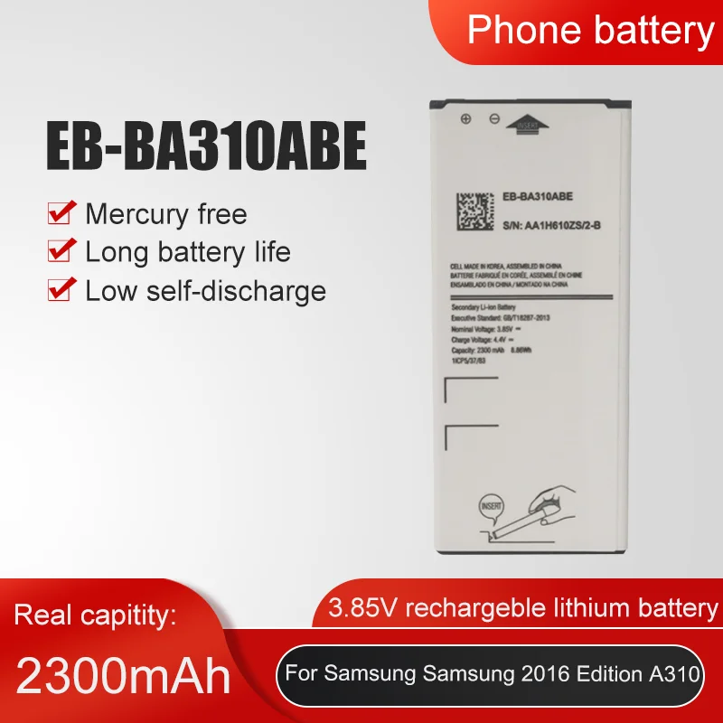 1PCS EB-BA310ABE Phone Battery For Samsung GALAXY A3 2016 Edition A310 A310F A310M A310Y SM ...