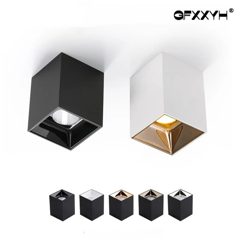 Square-Surface-Dimmable-LED-COB-Downlight-7W-9W-12W-15W-18W-AC110V-220V ...