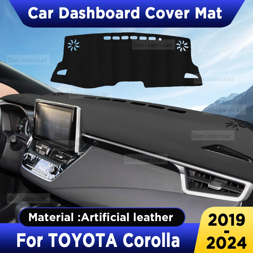For Toyota Corolla 2019-2024 GR SE XSE Hybrid Sedan Car Dashboard Cover ...