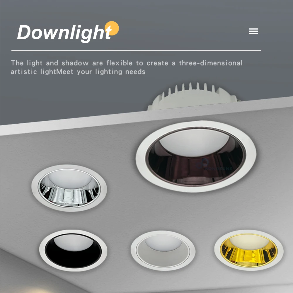 Recessed-Anti-glare-LED-SMD-Downlight-5W-7W-9W-85-265V-Ceiling-Lamp ...