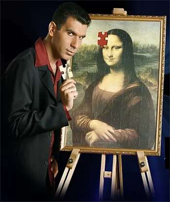Mona Lisa 2 by Sagiv Levy Puzzle Photo Frame/Deluxe Props Gimmicks Card ...