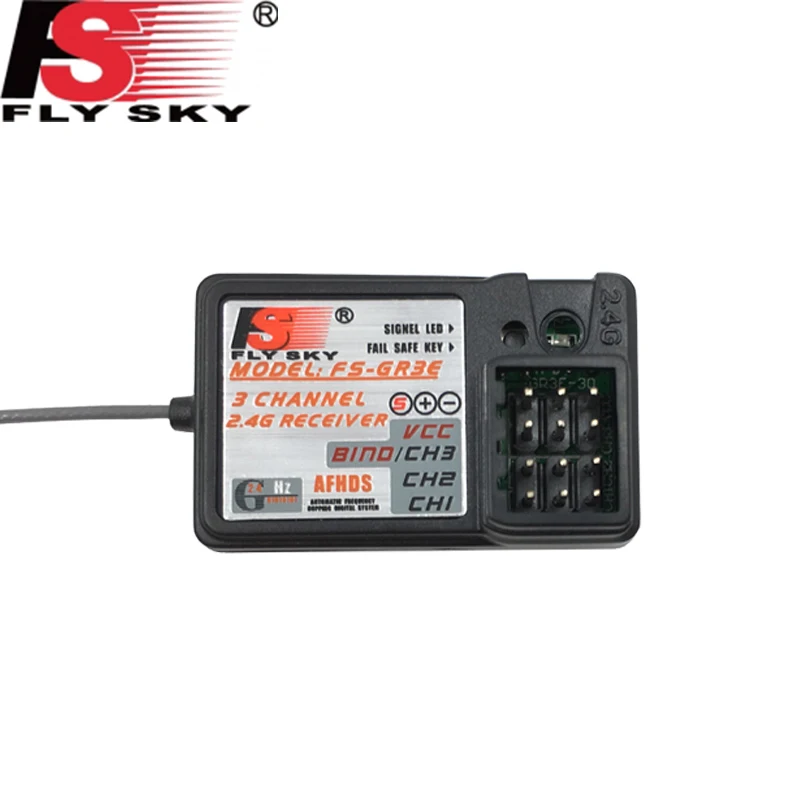 Flysky FS GR3E 3 Channel 2.4G GR3E Receiver with Failsafe GT3B GR3C ...