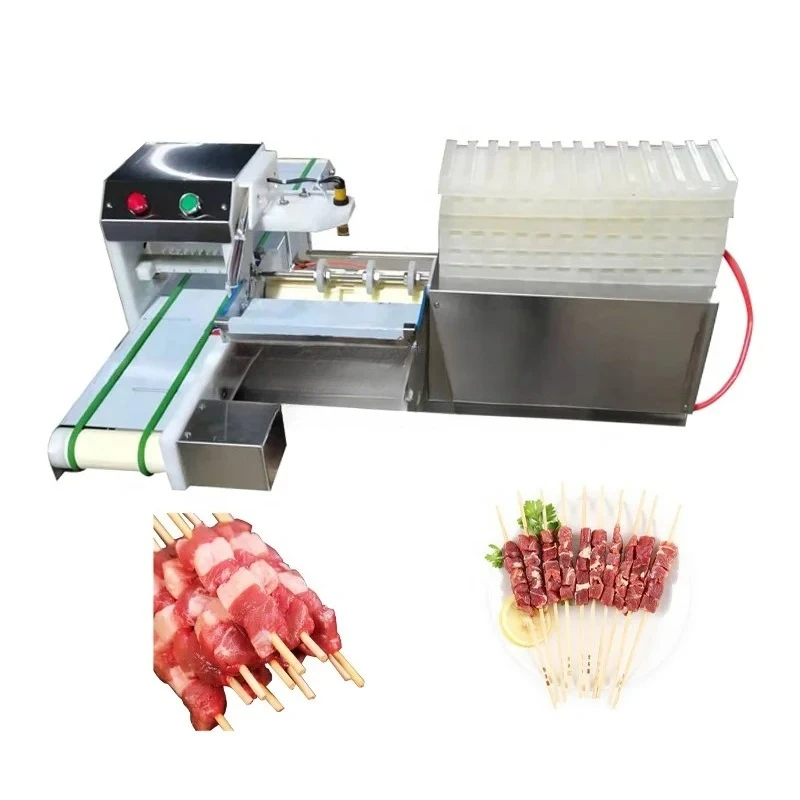 Automatic Meat Skewer Machine / Satay Skewer Machine / Kebab Skewer ...