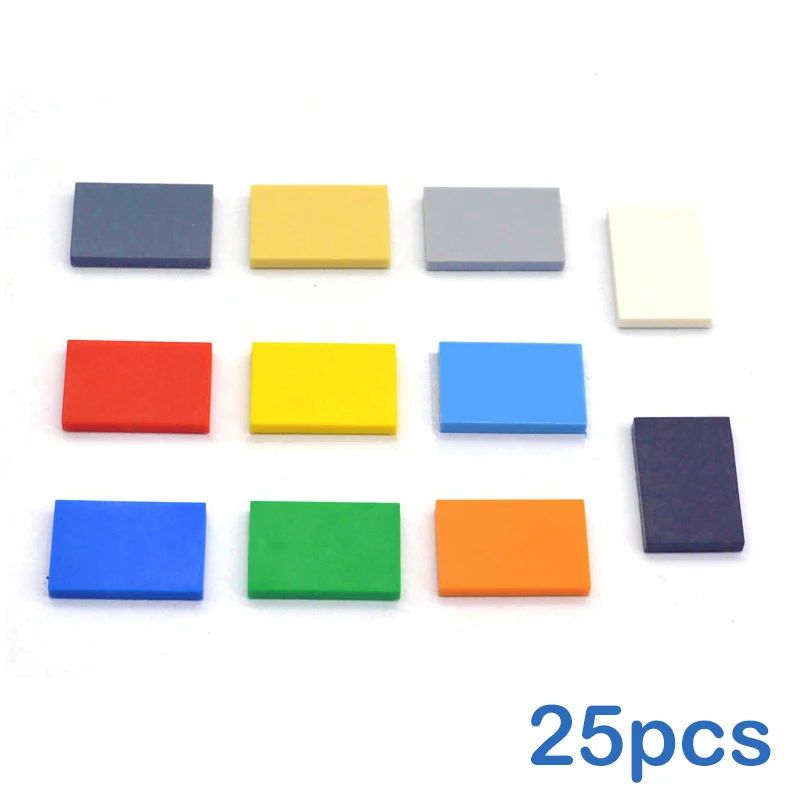 25PCS-DIY-Building-Blocks-Thin-Figure-Bricks-Smooth-2x3-Dots ...
