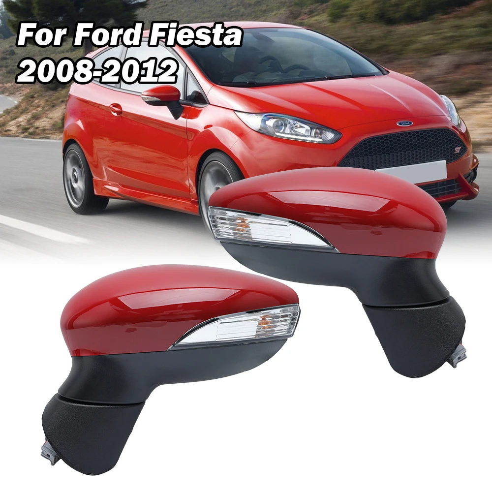 6-Wire-Door-Mirror-Assembly-For-Ford-Fiesta-2008-2009-2010-2011-2012 ...