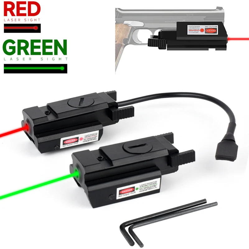 11MM/20MM Red green Dot Laser Low Rail Base Aluminum Alloy Can Be Used ...