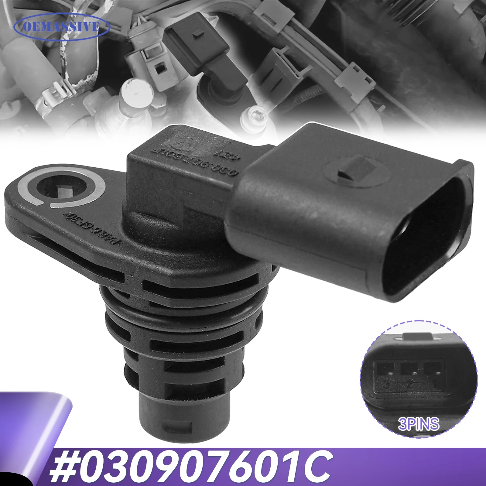 Camshaft Position Sensor CPS For Audi A1 A2 A3 Q7 TT VW Beetle Golf ...