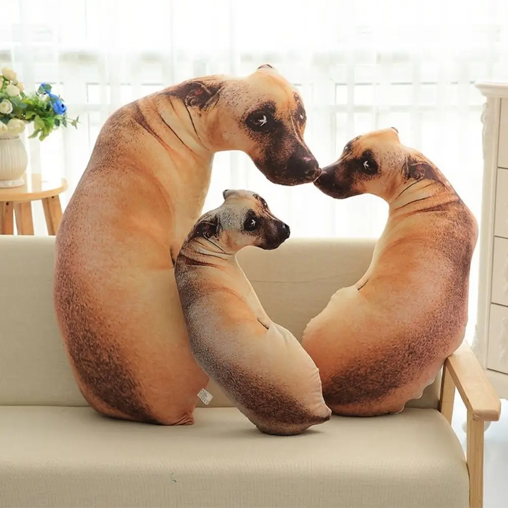 3D-Lifelike-Animal-Cute-Bend-Dog-Printed-Throw-Pillow-Funny-Dog-Head ...