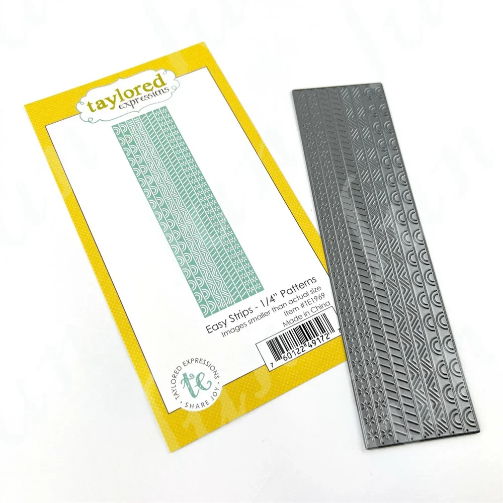 Metal-Cutting-Dies-Scrapbooking-New-Easy-Strips-1-4-Patterns-Make-Photo ...