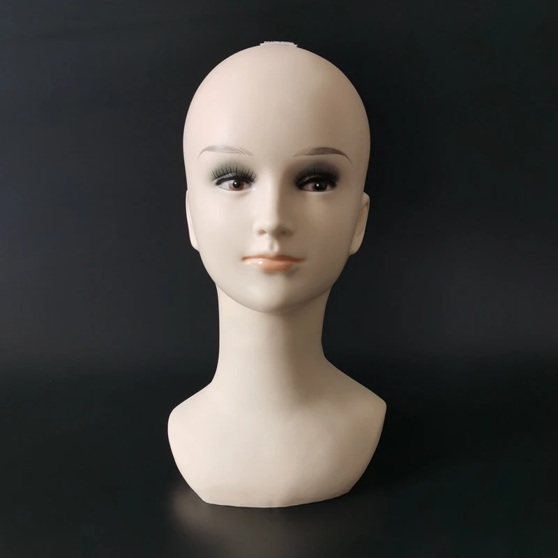 PVC-Women-s-Bald-Head-Model-High-Quality-Thickened-And-Aggravated-White ...