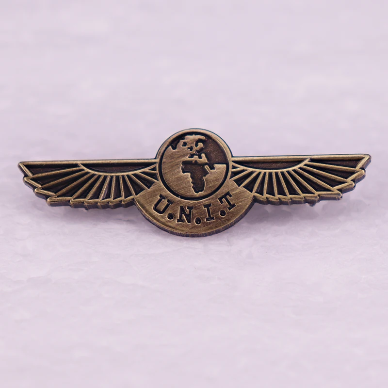 Doctors-Whos-UNIT-Organization-Retro-Brooch-Badge-Accessories-Science ...