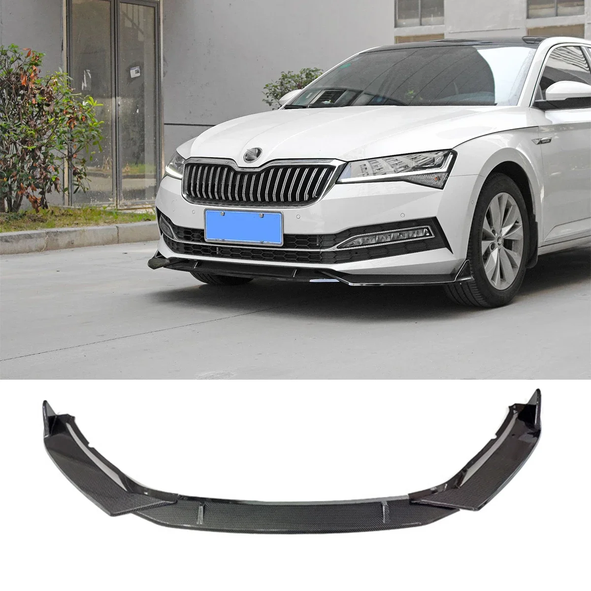 Front-Bumper-Lip-Spoiler-Lower-Side-Splitters-Body-Kit-Guard-Cover-For ...