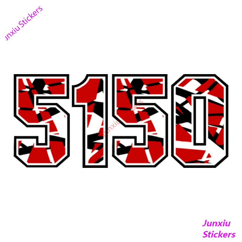 5150 Frankenstrat Evh Striped Car Sticker Guitar Decal Salute Strat Car ...