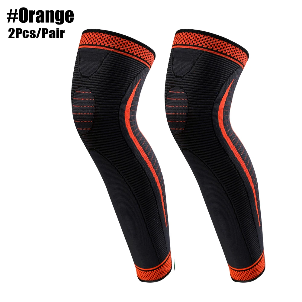 1-2-PCS-Sport-Full-Leg-Compression-Sleeves-Long-Knee-Support-for ...