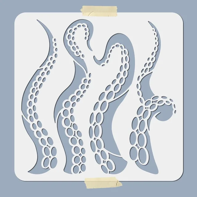 Octopus Stencil Pattern