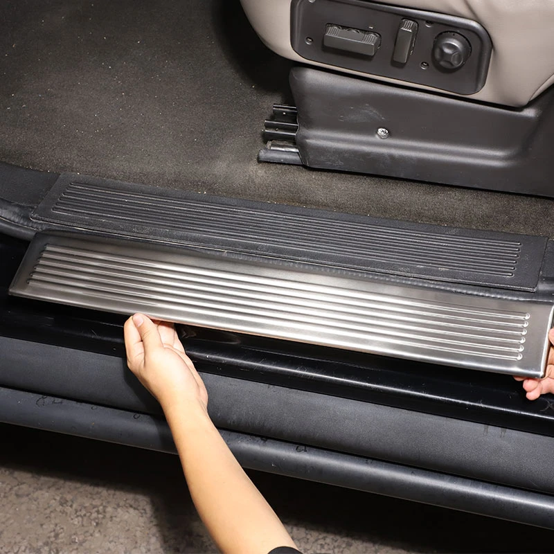 For Hummer H2 2003 2007 car stylingstainless steel silver Car door ...