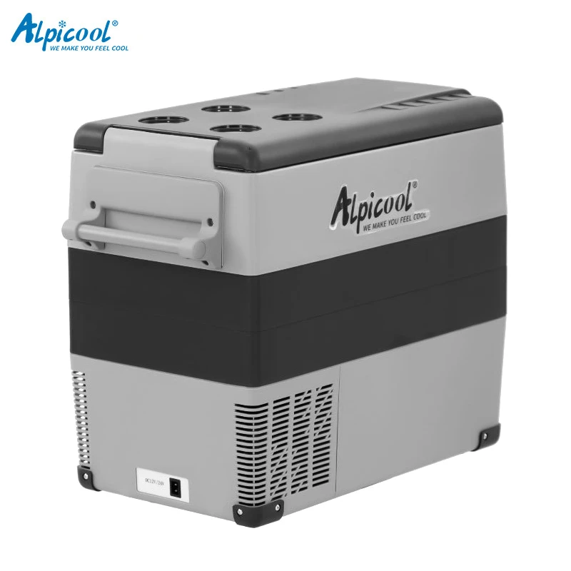 Alpicool 55L Car Refrigerator Auto-Refrigerator 12V 24V 220V Dual Use ...