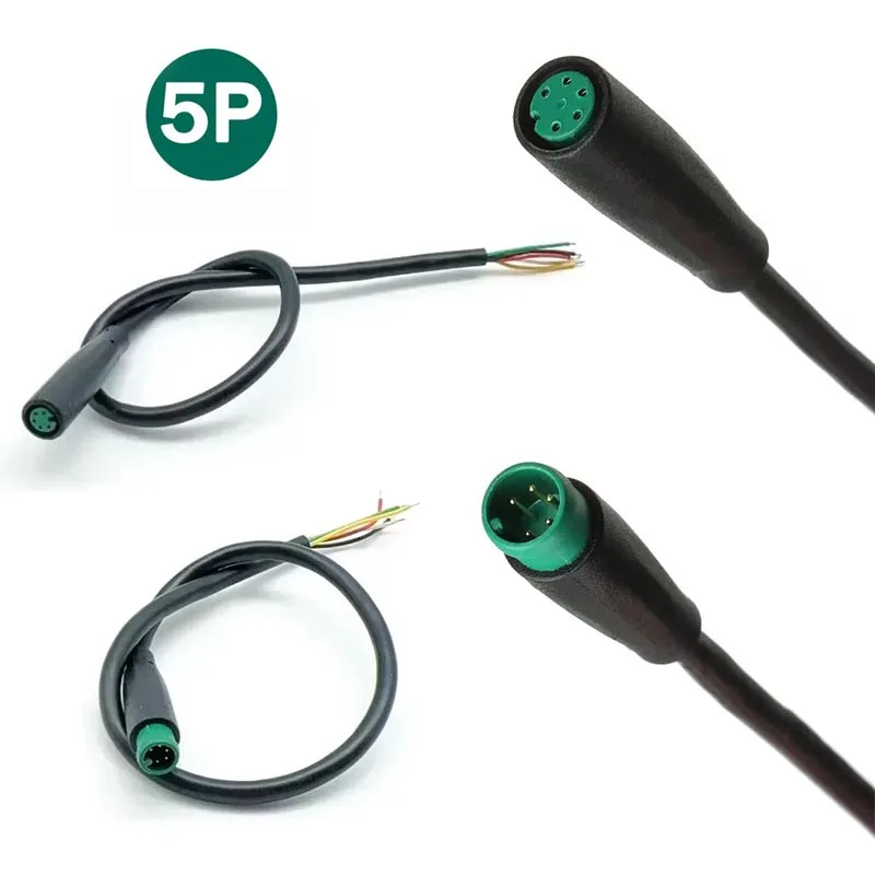 5-pin M6 Extension Cables Waterproof Connector Julet Cable Mini Base ...