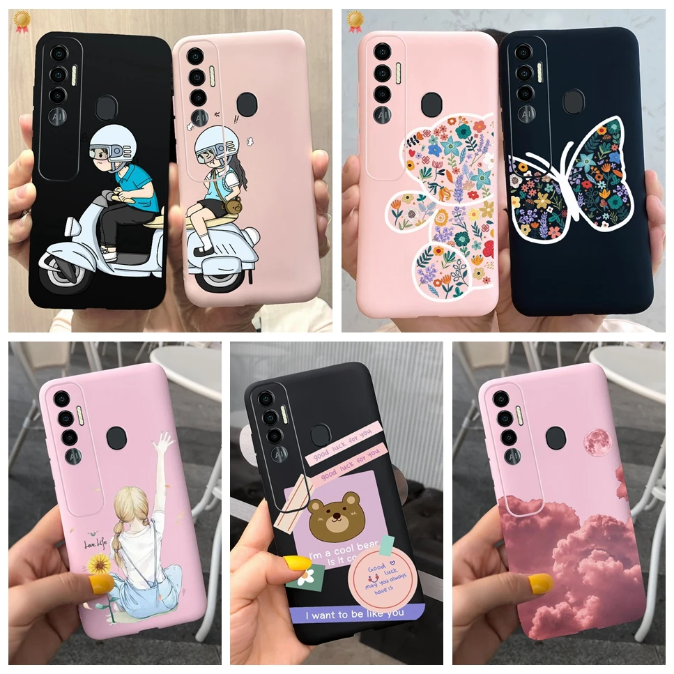 For-Tecno-Spark-7-P-Pro-7P-7Pro-Case-Cute-Girls-Bear-Back-Cover ...