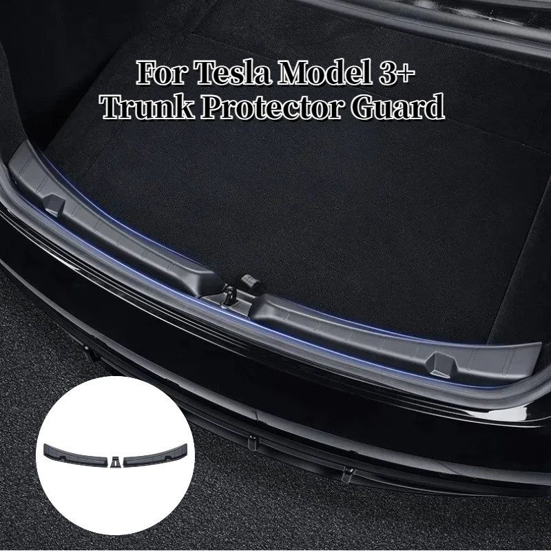 For-Tesla-Model-3-Highland-2024-Rear-Trunk-Threshold-Strip-Bumper ...