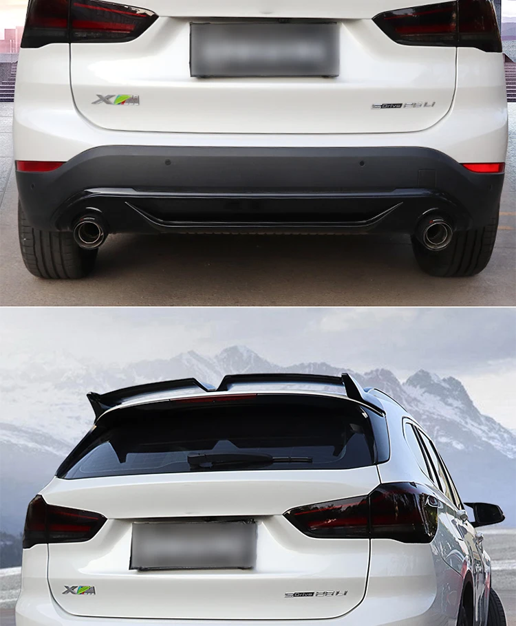 For BMW X1 Body Kit BMW F48 F49 Spoiler Front Lip Side Skirt Diffuser ...