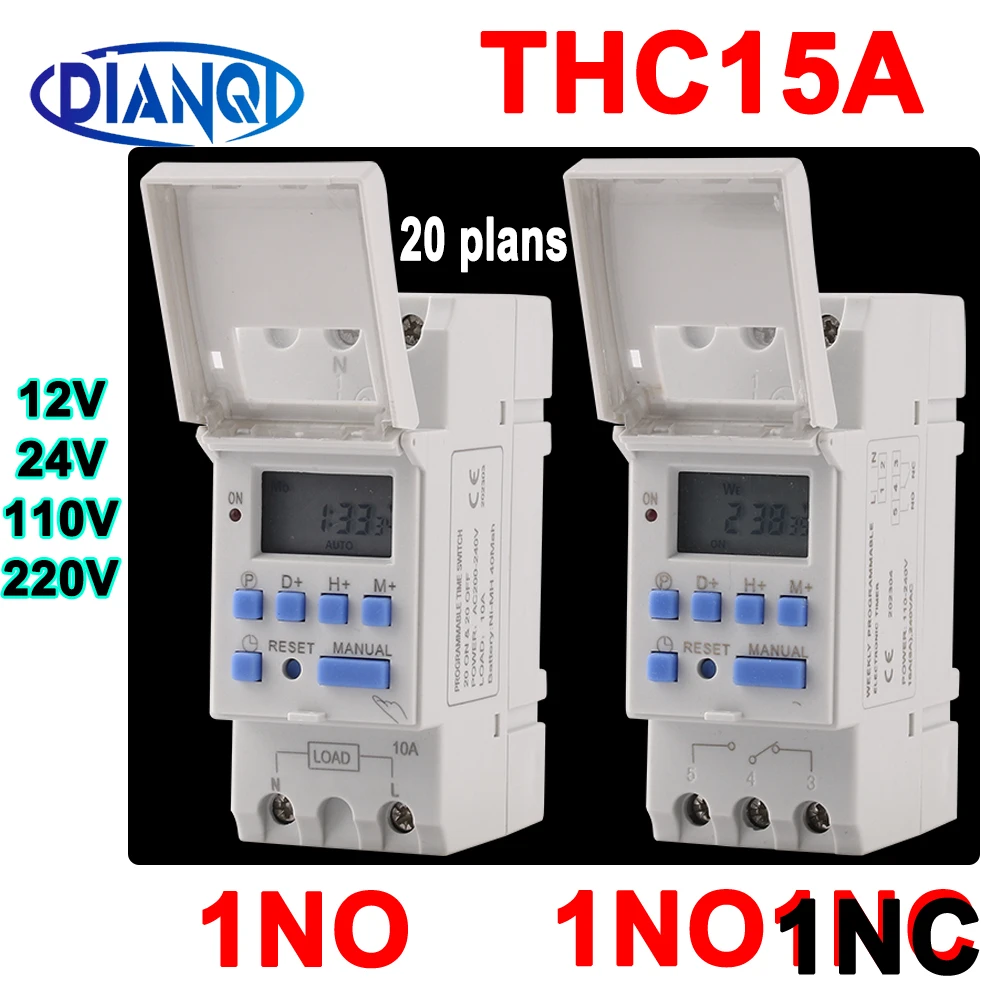 Electronic-Weekly-7-Days-Programmable-Digital-TIME-Relay-Timer-Switch ...