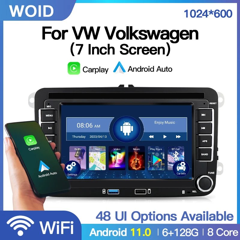 7-Inch-Car-Radio-Multimedia-Player-For-VW-Volkswagen-Golf-5-6-Polo-6R ...