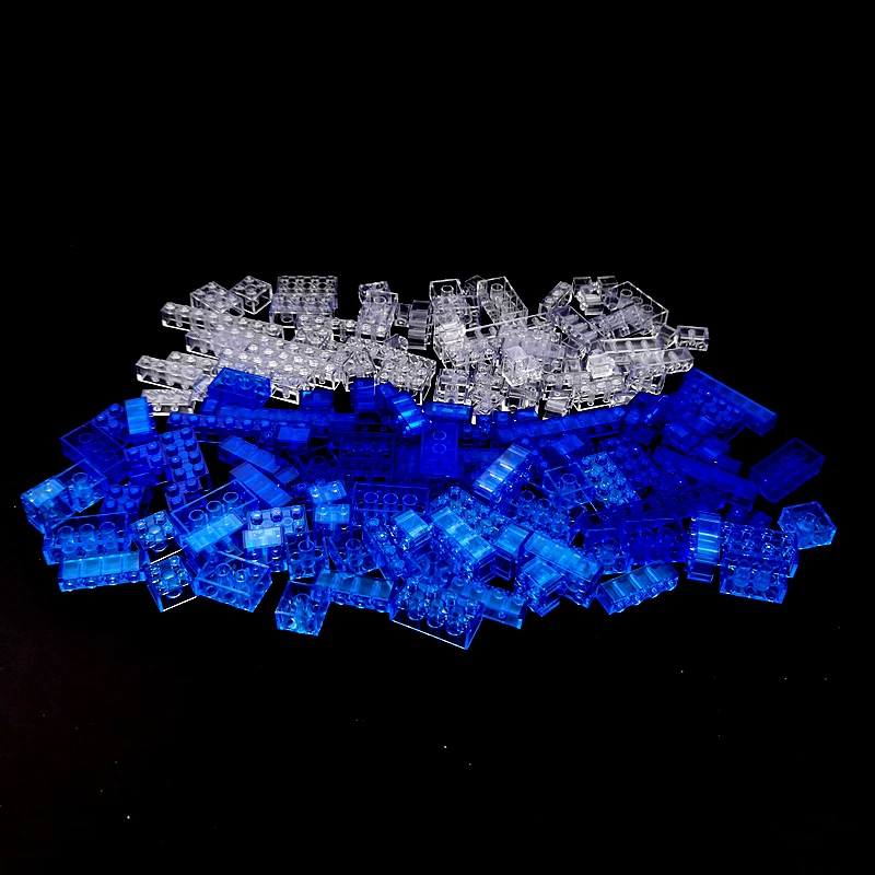 Compatible With Blocks Clear Transparent DIY Model Building Bricks ...