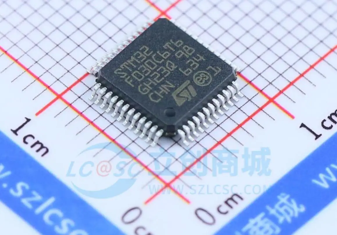 15PCS-STM32F030C6T6-Brand-ST-STMicroelectronics-Package-LQFP-48-7x7 ...
