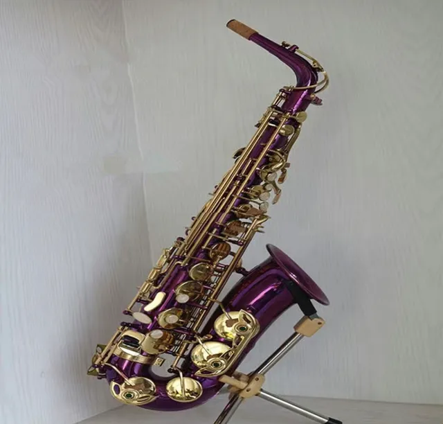 Purple Alto Sax Purple E Alto Saxophone Woodwind Instrument Brass