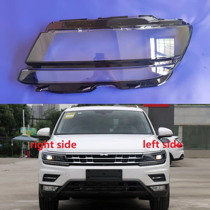 For Volkswagen Vw Tiguan L 2017 2018 2019 2020 2021 Led Headlight Lampshade Headlamp Lens Cover ...