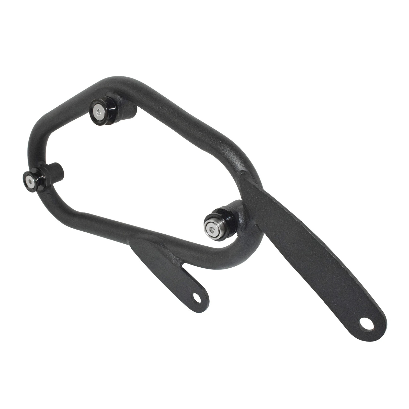 QMSTART-Racing-Motorcycle-Left-Side-Bag-Carrier-Luggage-Rack-Cargo ...