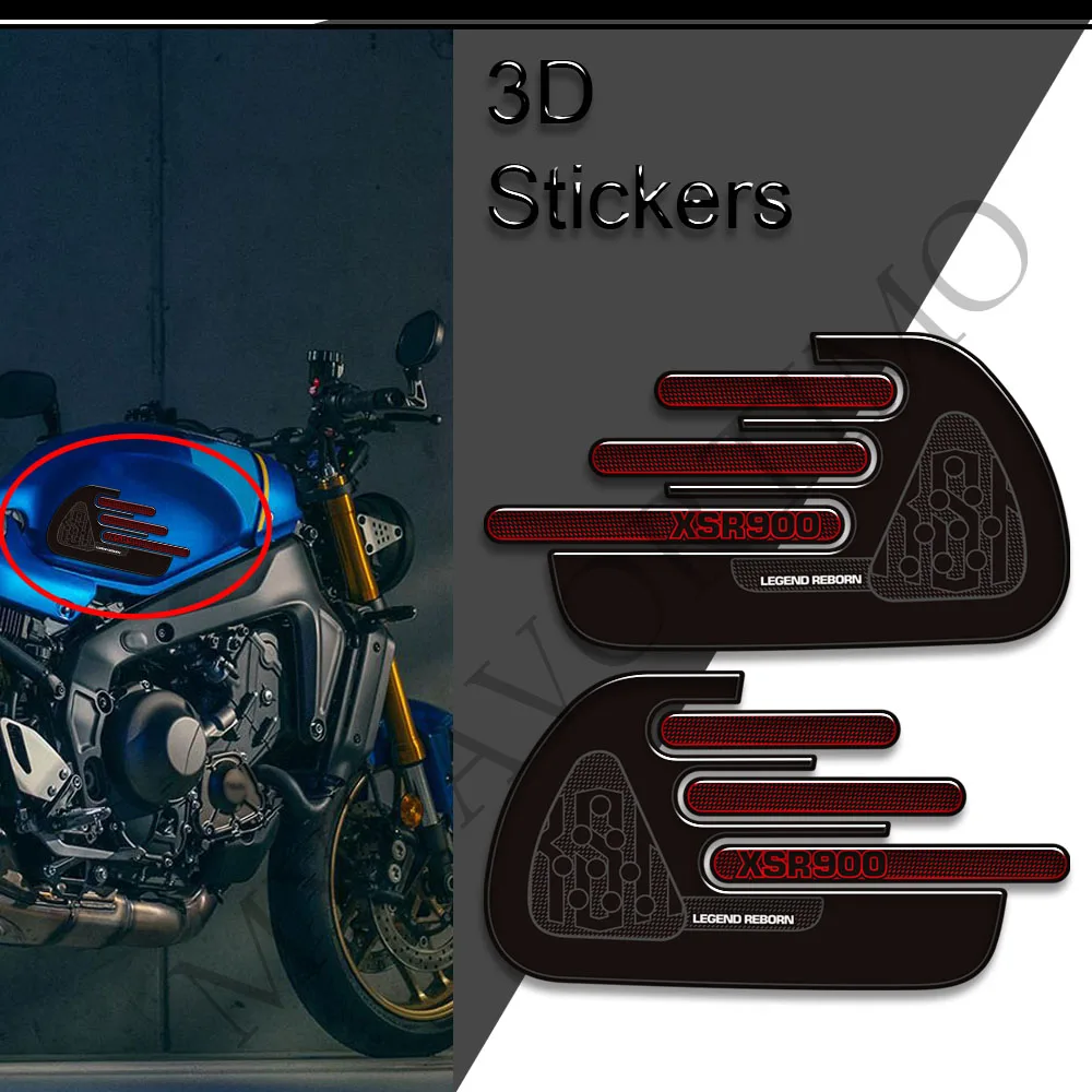 Motorcycle For Yamaha XSR900 XSR 900 Gas Fuel Oil Kit Knee Tank ...