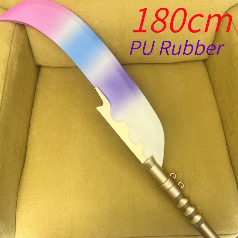 Demon Killer Long Blade Knife Cosplay Weapons Movie Prop Big Colorful ...