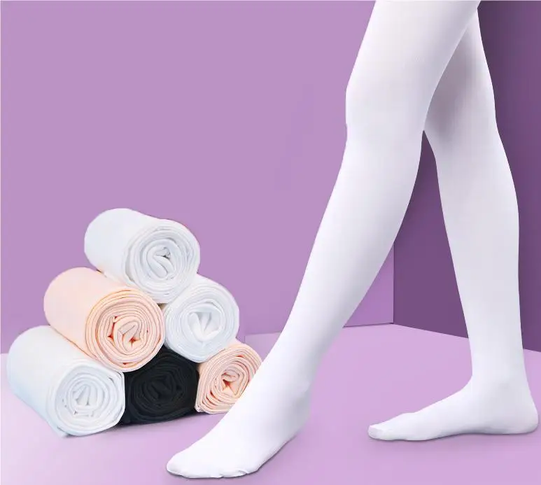 3Pairs-Children-s-Dance-Socks-Spring-And-Autumn-Girls-White-Practice ...