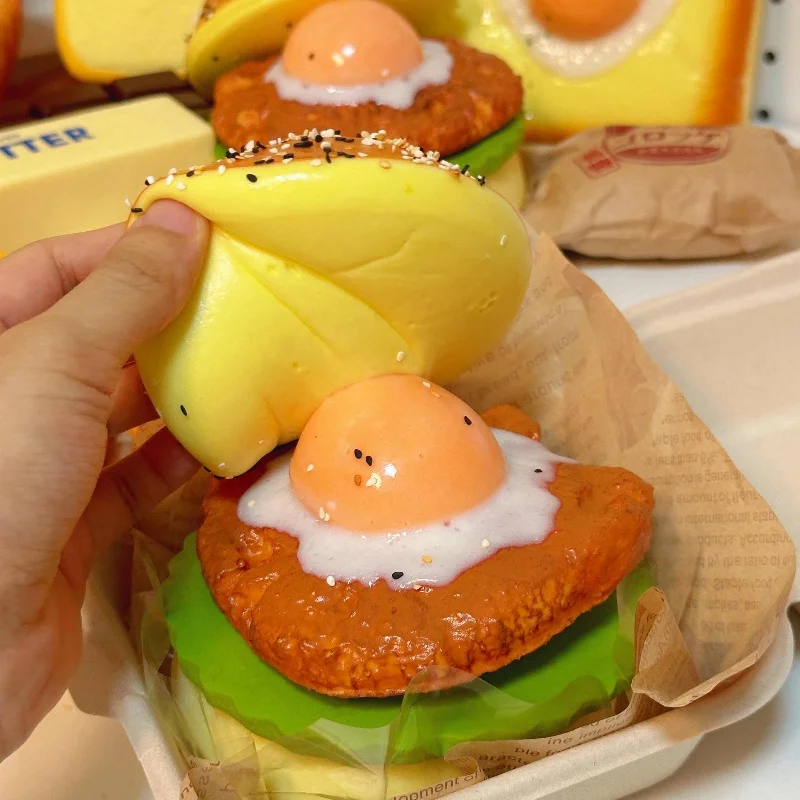 Cheeseburger Squishy: The Ultimate Slow-Rebound Stress Reliever That ...