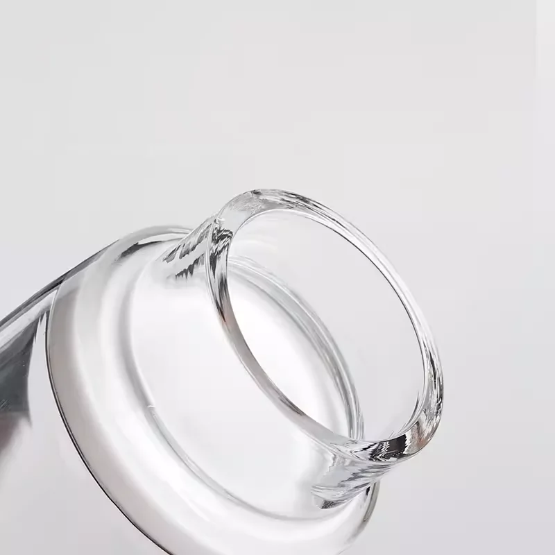 Glass sand core funnel crucible vertical melting crucible laboratory ...
